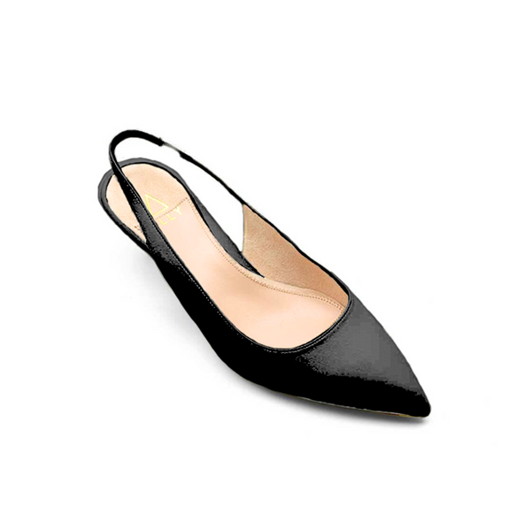 Comfortable Red Patent Leather Kitten Heel | ALLY Shoes