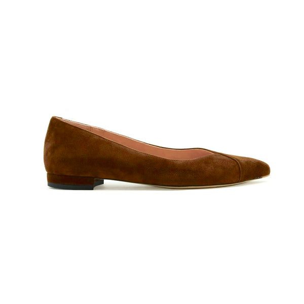 Moxie Mocha Suede Forever Flat – Ally Shoes